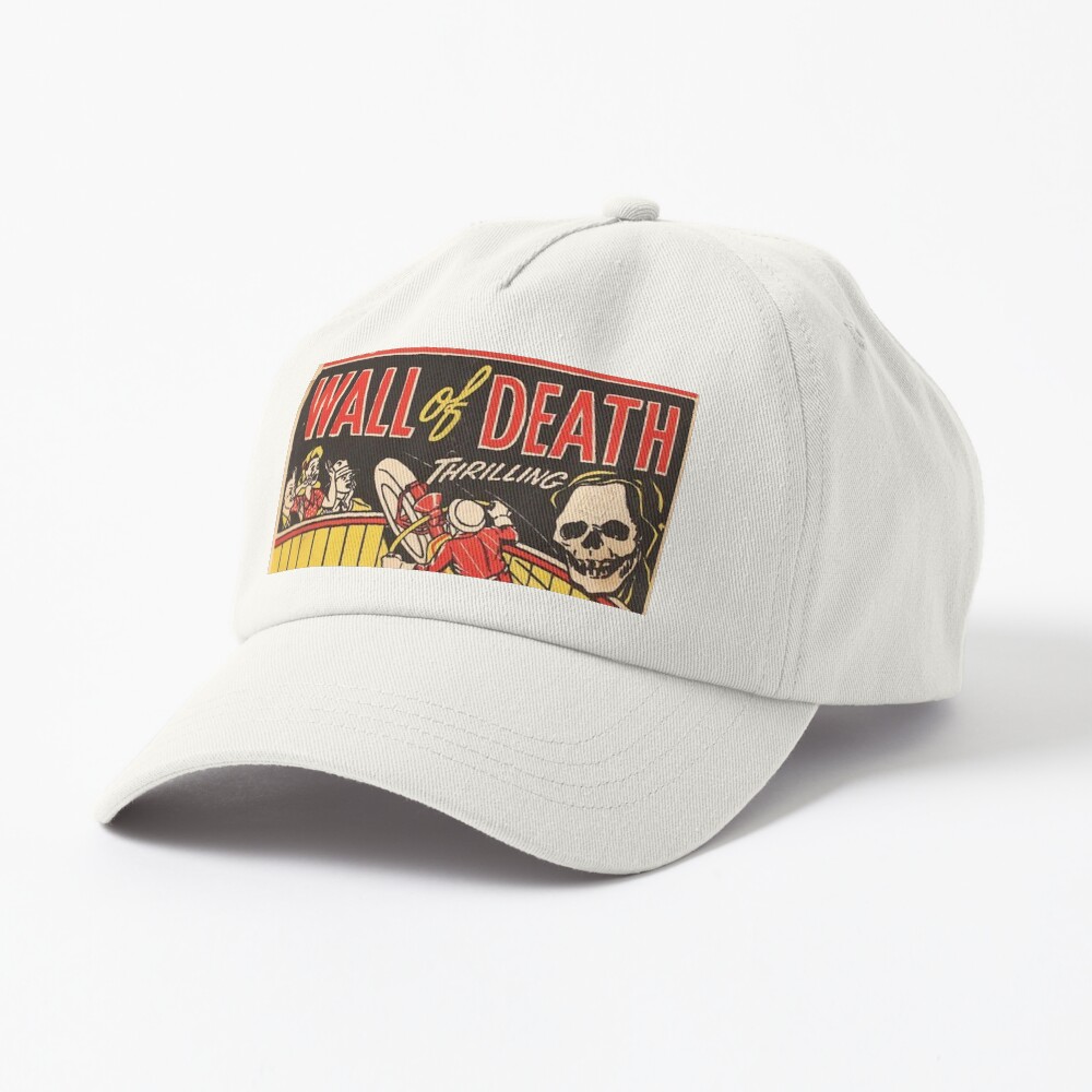 "Retro Wall Of Death Poster" Sticker for Sale by DukeGroovy | Redbubble