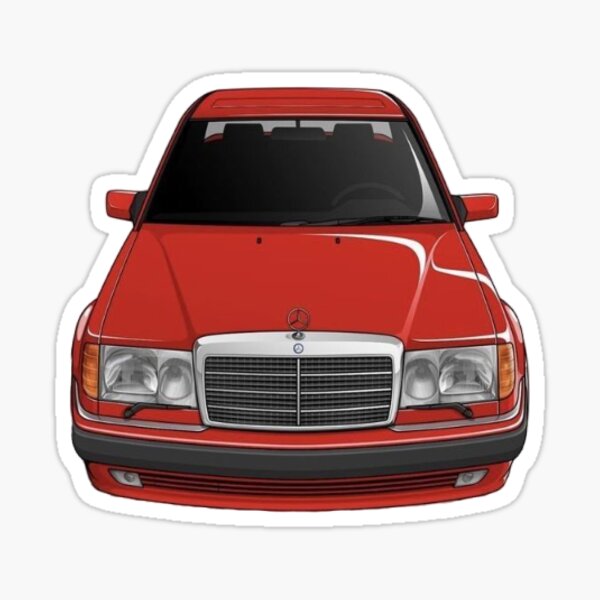 "w124 benz" Sticker for Sale by ssms21 | Redbubble