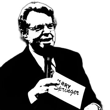 "Jerry Springer Show Death RIP Episode Dead" Sticker for Sale by Angees ...