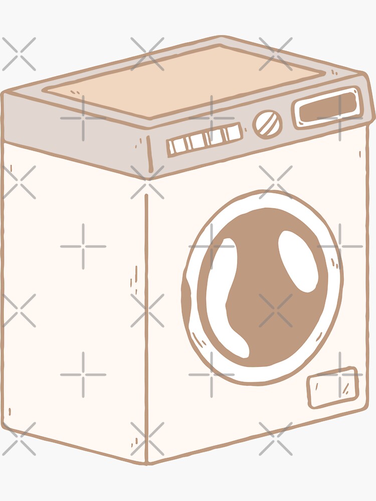 "Washing Machine" Sticker for Sale by MelissaSaunders | Redbubble