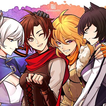 "RWBY V9 Team RWBY" Sticker for Sale by jindianjun000 | Redbubble