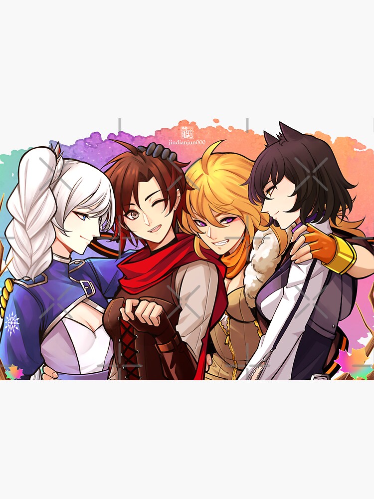 "RWBY V9 Team RWBY" Sticker for Sale by jindianjun000 | Redbubble