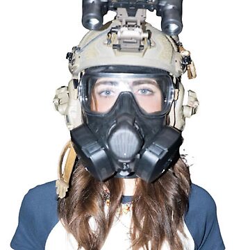 "Gas Mask Hailey Lujan Sike Ops " Sticker for Sale by TomVen16 | Redbubble