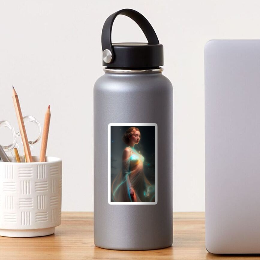 "Goddess translucent celestial aiart" Poster by Medly | Redbubble