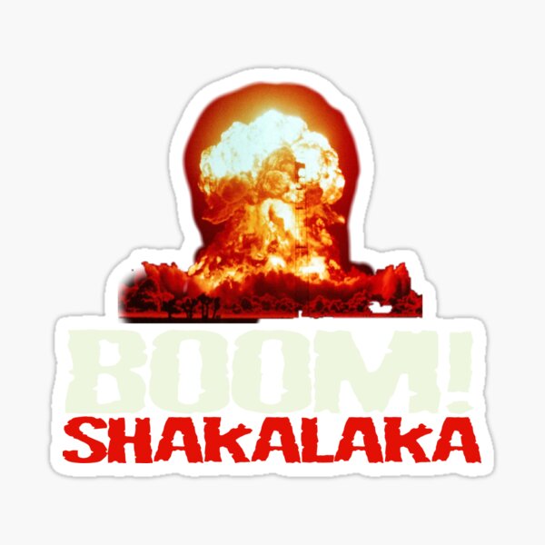 "Boom shakalaka" Sticker for Sale by Kackos | Redbubble