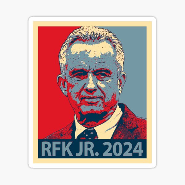 "robert kennedy jr" Sticker for Sale by BanhCom | Redbubble
