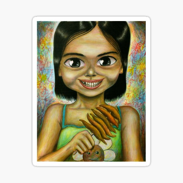 Kikiam Girl Sticker By Joerycampos Redbubble