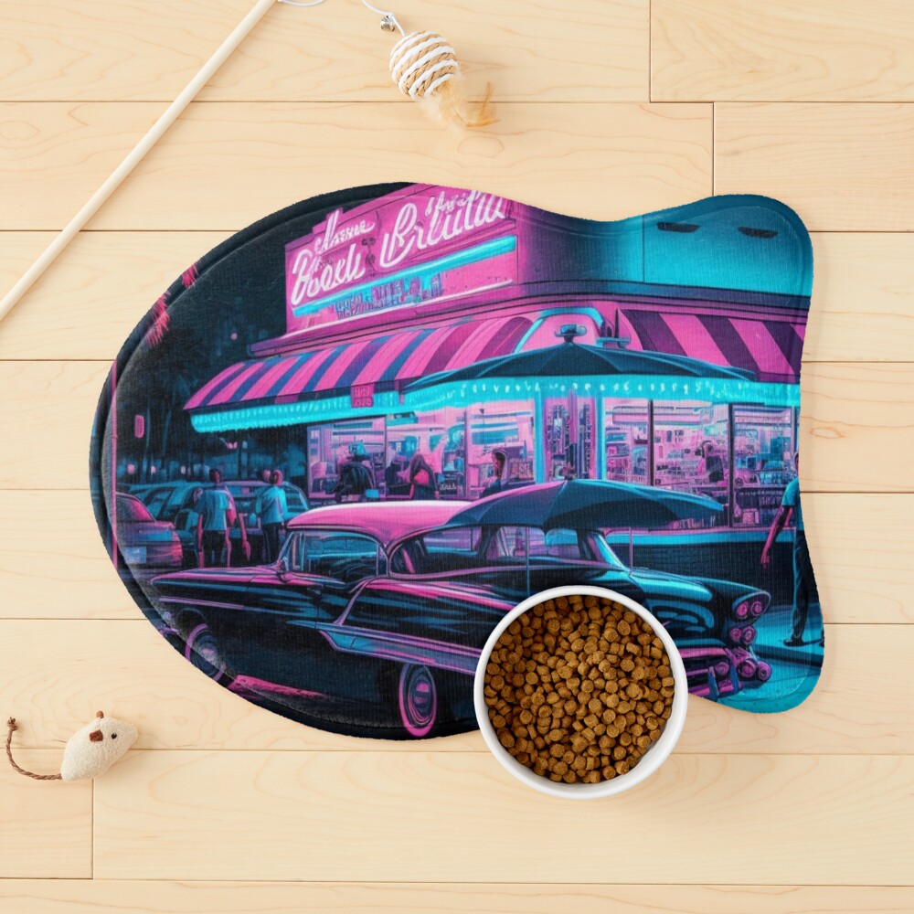 "Classic Miami Vice Diner - Retro Miami Vice 80s design - Cool vintage ...