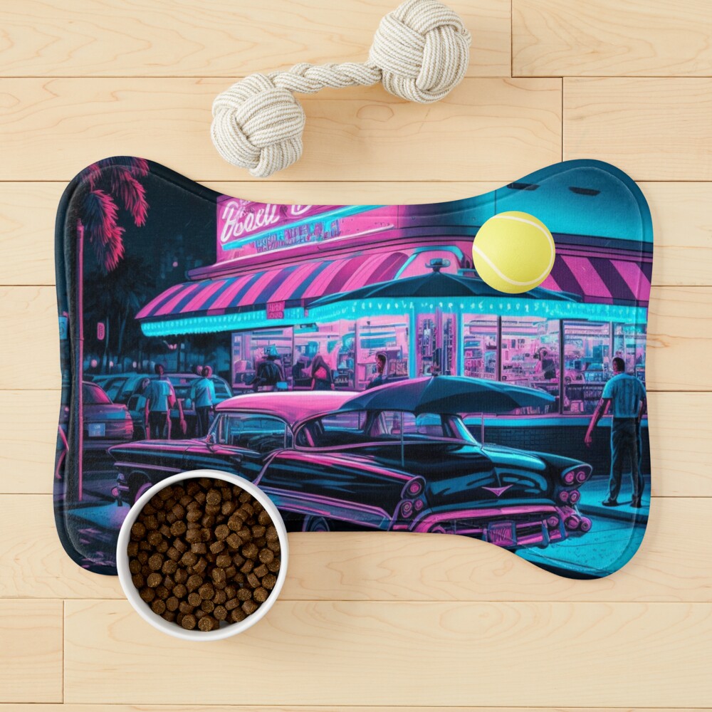 "Classic Miami Vice Diner - Retro Miami Vice 80s design - Cool vintage ...