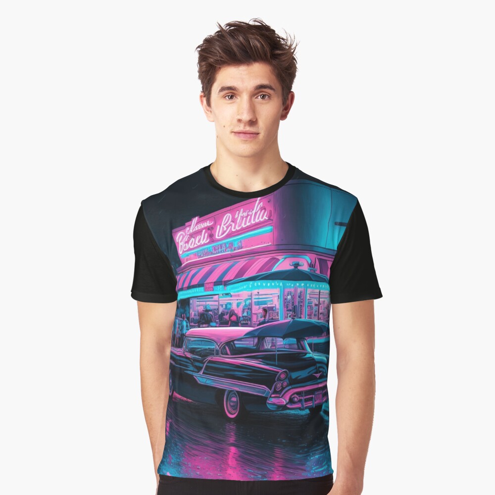 "Classic Miami Vice Diner - Retro Miami Vice 80s design - Cool vintage ...