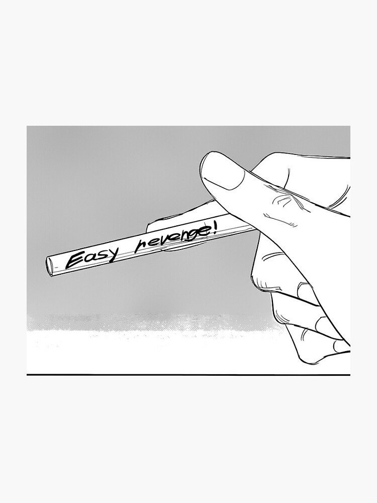 "Easy Revenge!" Sticker for Sale by LapisXD | Redbubble
