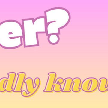 "Bumper? I hardly know her" Sticker for Sale by MogStuff | Redbubble