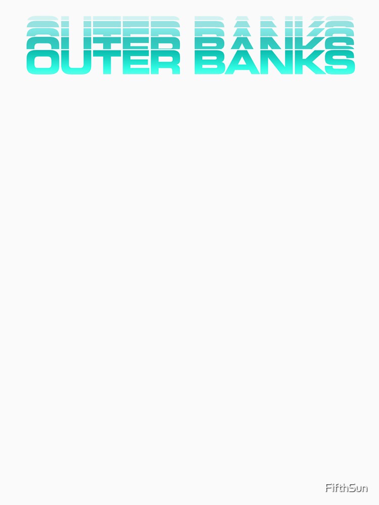 "Outer Banks OBX Official Dragging Effect Logo" T-shirt for Sale by ...