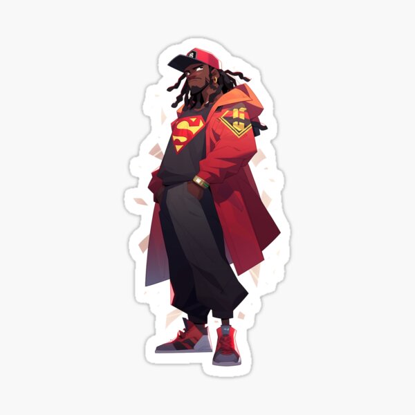 "Rasta Superman" Sticker for Sale by DigitalDashArt | Redbubble