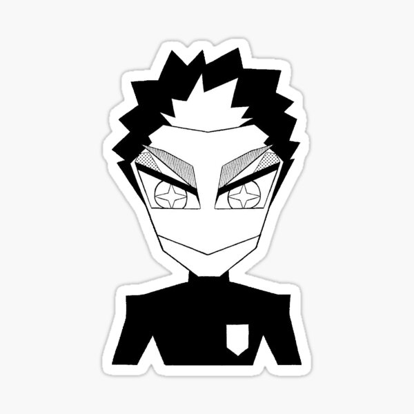 "Blue Lock Akira Endoji Chibi Player Icon" Sticker for Sale by ...