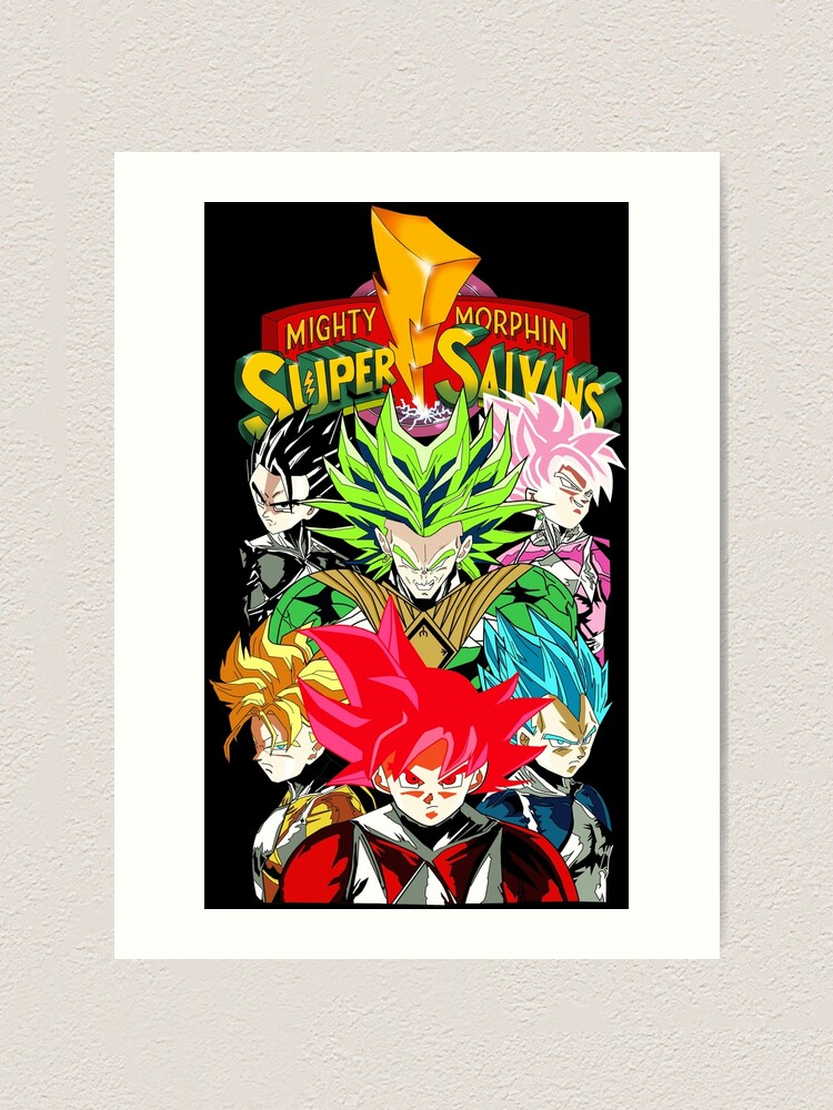 "Saiyan Rangers | Goku | Vegeta | Dragon Ball | Power Ranger | mighty ...