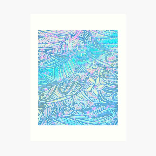 "Blue Ocean - Hawaiian - Samoan - Polynesian Tribal Threads 4427" Art ...