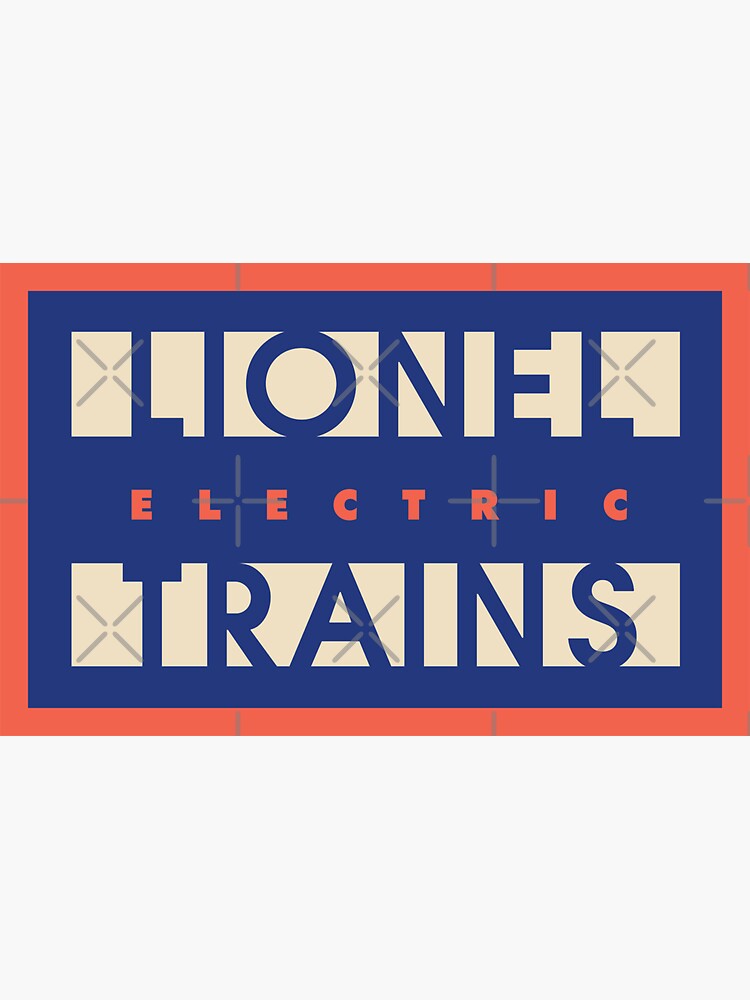"Lionel Electric Trains" Sticker for Sale by Biochao | Redbubble