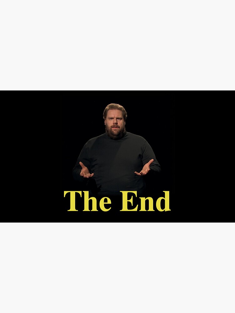 "Goes Wrong Show "The End"" Sticker for Sale by jackdoesstuff | Redbubble