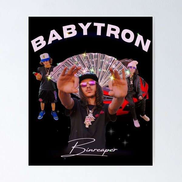 "babytron 90s rap tee shirt" Poster for Sale by Yomomma69420 | Redbubble