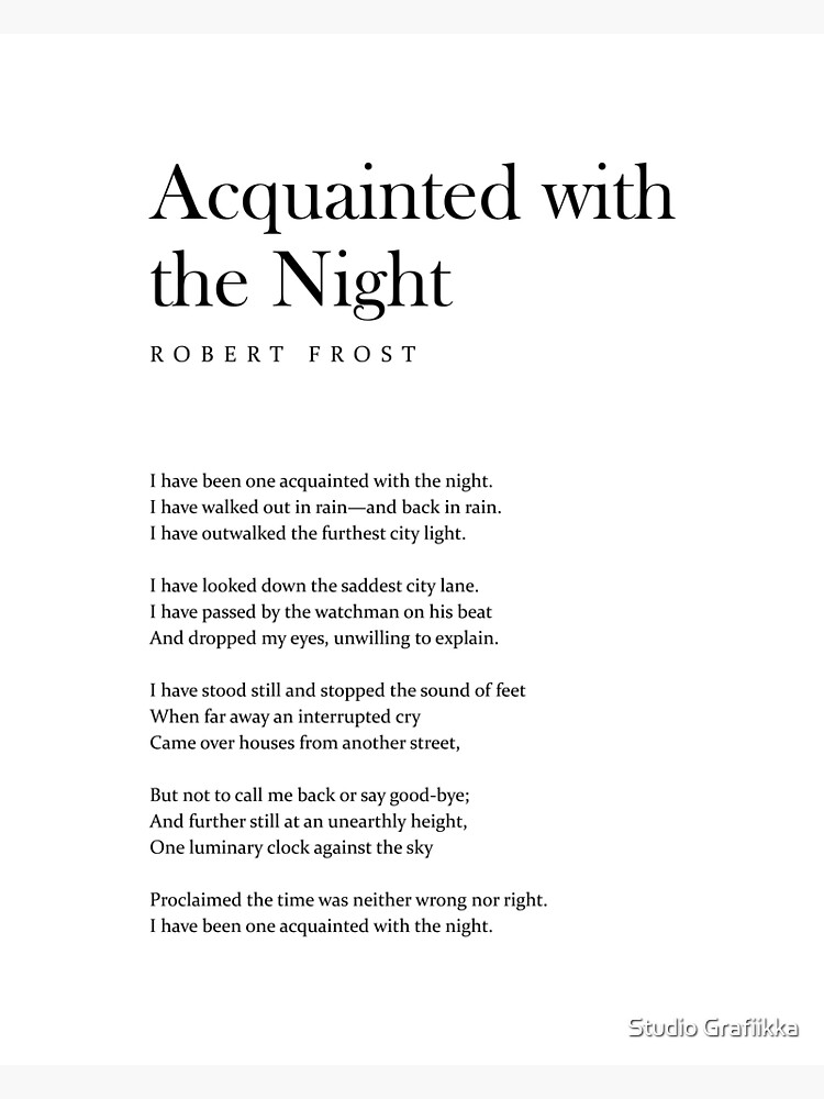 Robert Frost Poems About Family