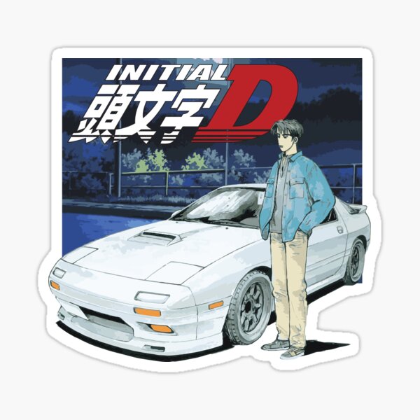 "Initial D FC RX7 Stage 1 Drifting - Ryosuke Takahash RedSuns anime ...