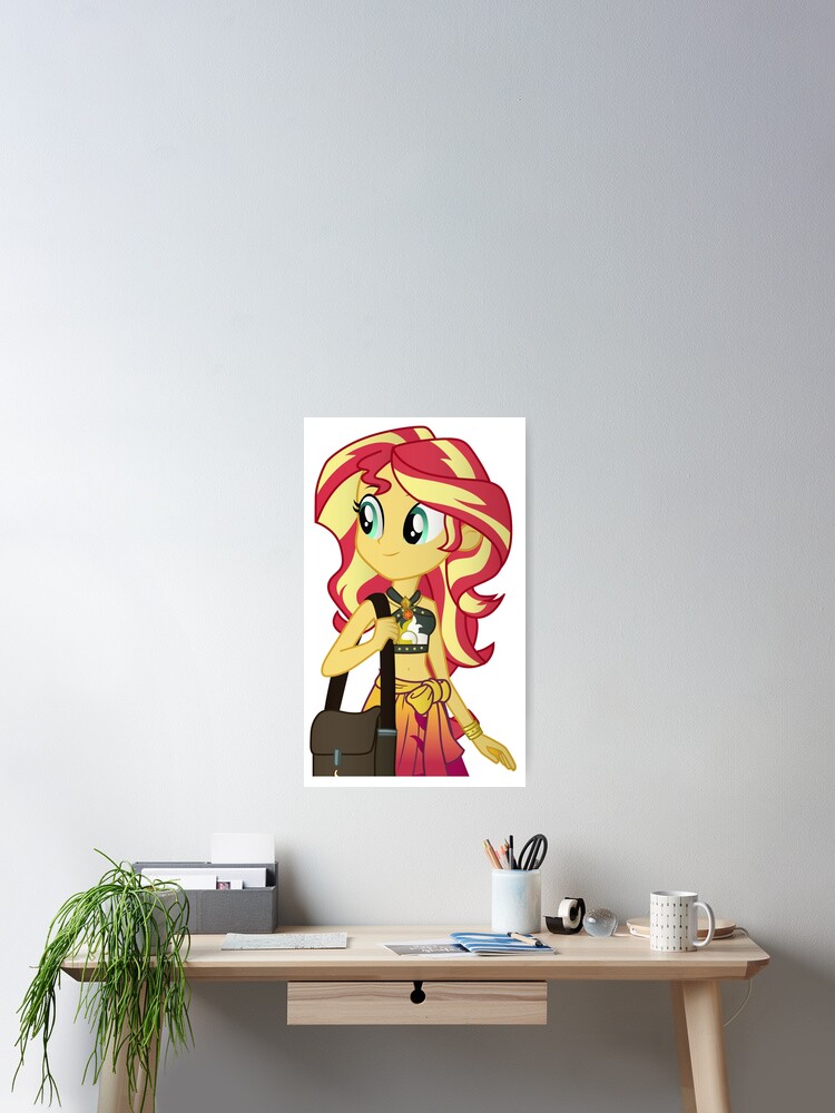 "Sunset Shimmer Beach Sea Equestria Girls" Poster for Sale by Diamanths ...