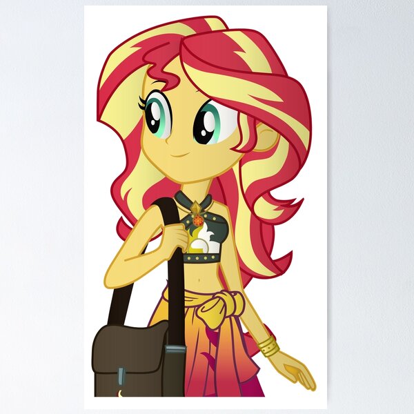 "Sunset Shimmer Beach Sea Equestria Girls" Poster for Sale by Diamanths ...