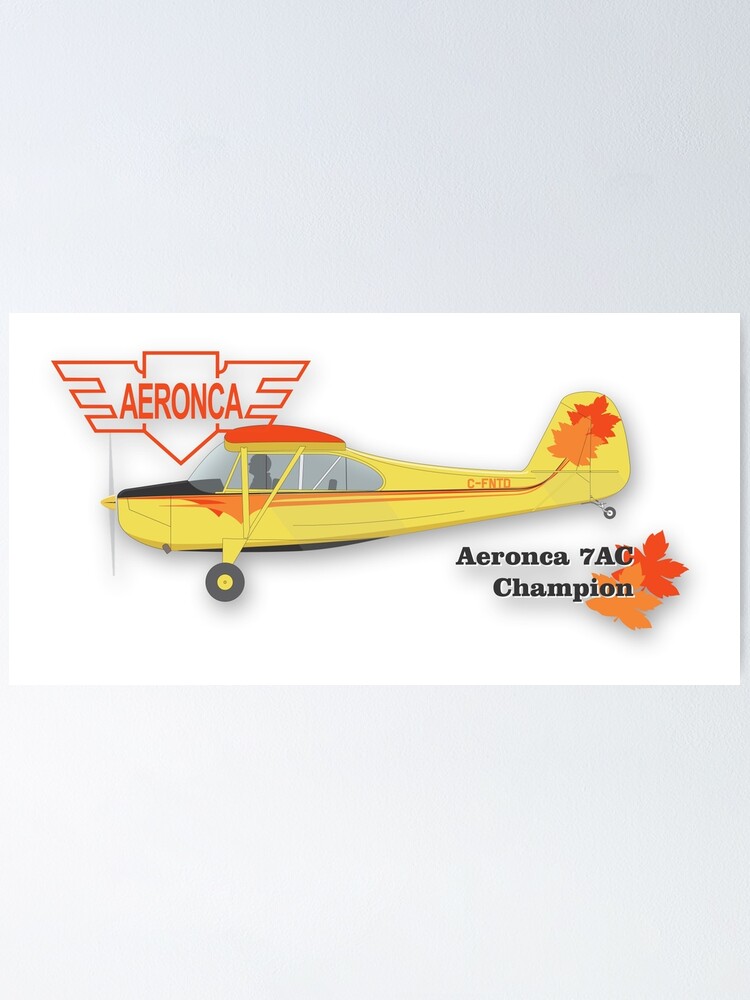 "Aeronca 7AC Champion" Poster for Sale by GregThompson | Redbubble