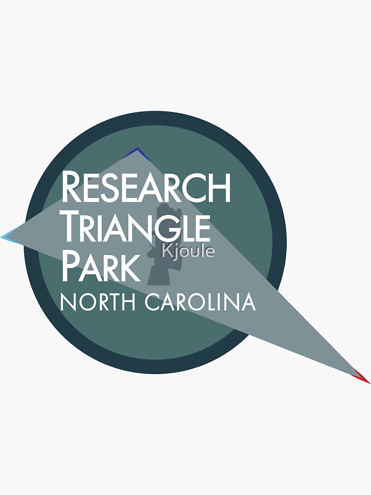 "Research Triangle Park (RTP), North Carolina" Sticker for Sale by ...