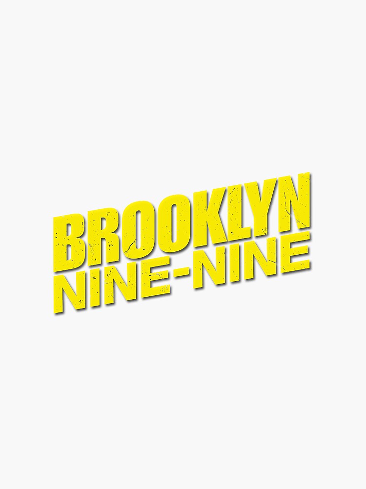 "Brooklyn 99 : Logo" Sticker for Sale by bwayanna | Redbubble