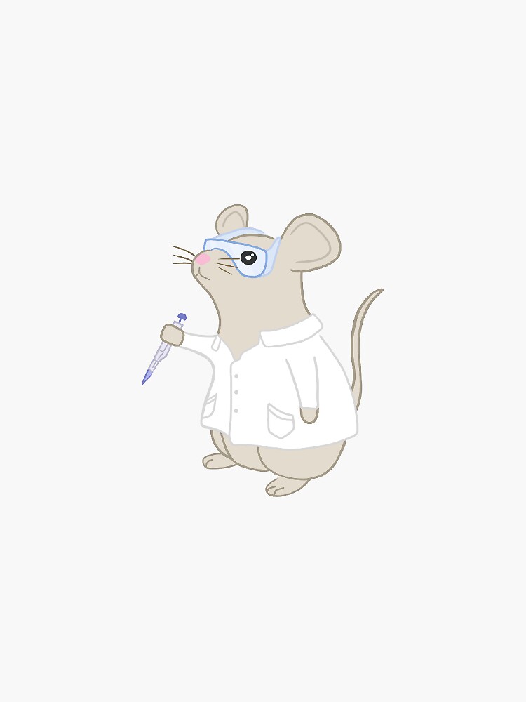"Brown Lab Rat " Sticker for Sale by sneebudle | Redbubble