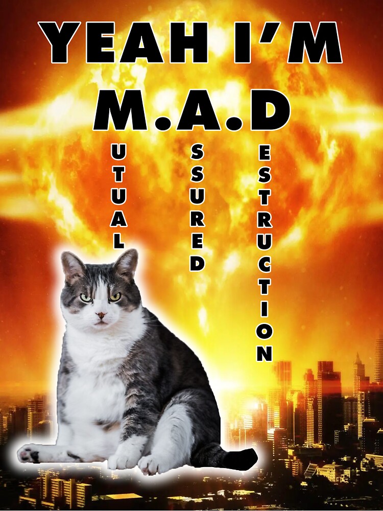 "MAD" Sticker for Sale by Jack Bloom | Redbubble