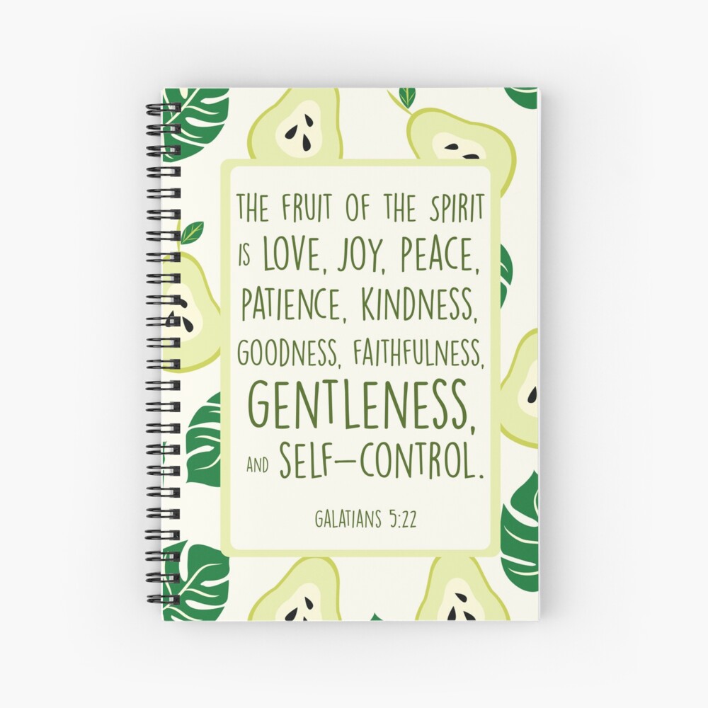 "Fruit of the spirit Galatians 5:22" Sticker for Sale by SouthPrints ...