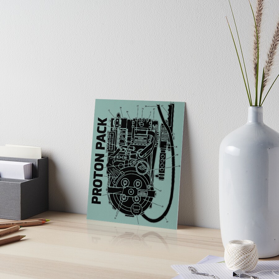"Proton Pack" Art Board Print by CreativeSpero | Redbubble