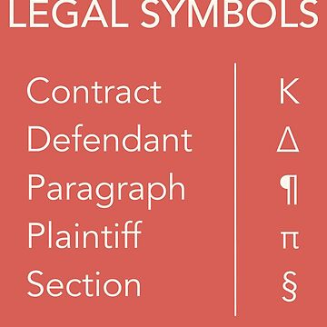 "Legal Symbols- Legal Field Art" Sticker for Sale by MagicMe-JD | Redbubble
