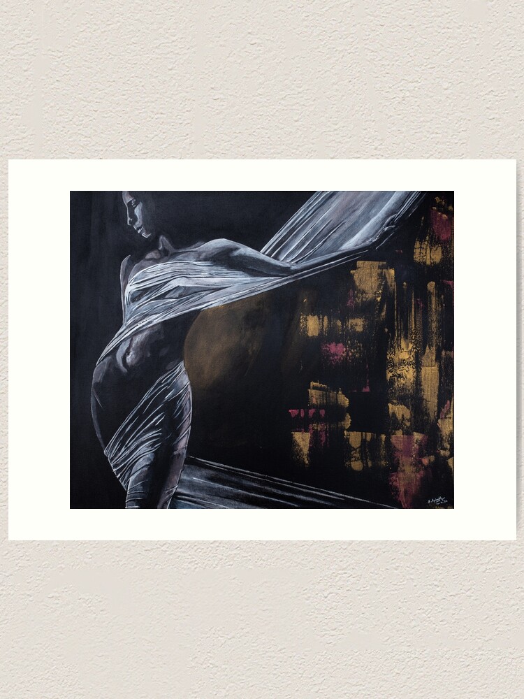"Silk Wrapped Woman - Obsession" Art Print for Sale by SpringerArt ...
