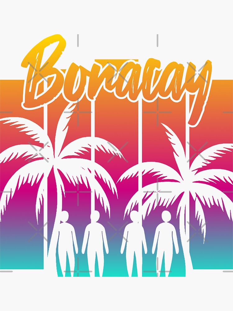 "Family sunset in Boracay" Sticker for Sale by phys | Redbubble