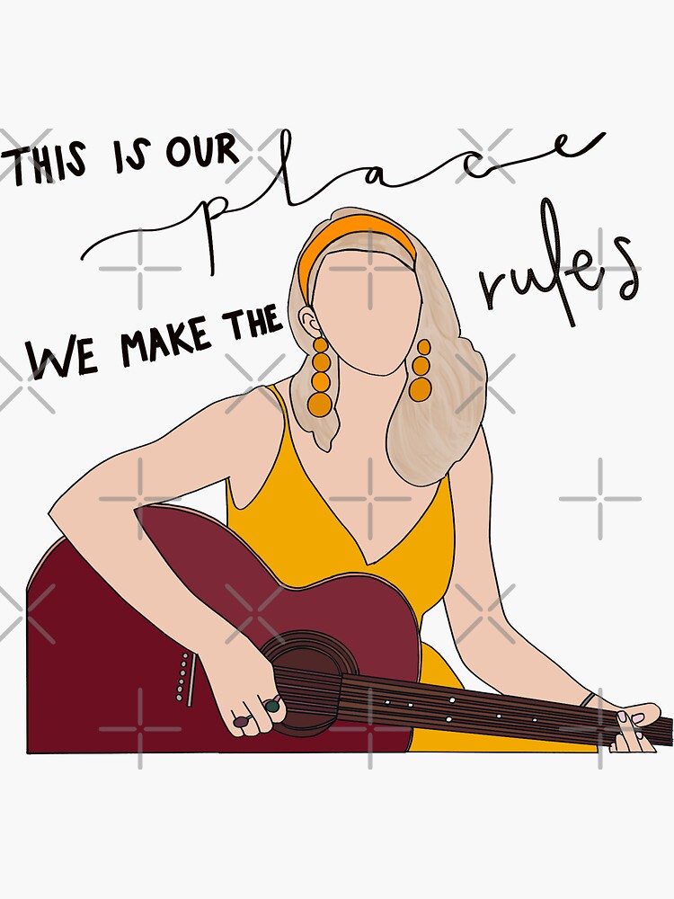 "taylor swift lover art sticker" Sticker for Sale by meaganfetch ...