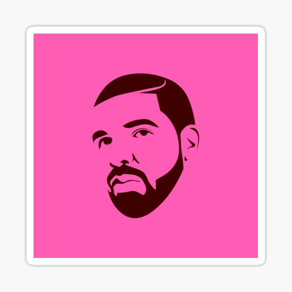 "Drake" Sticker by Hvithvmze | Redbubble