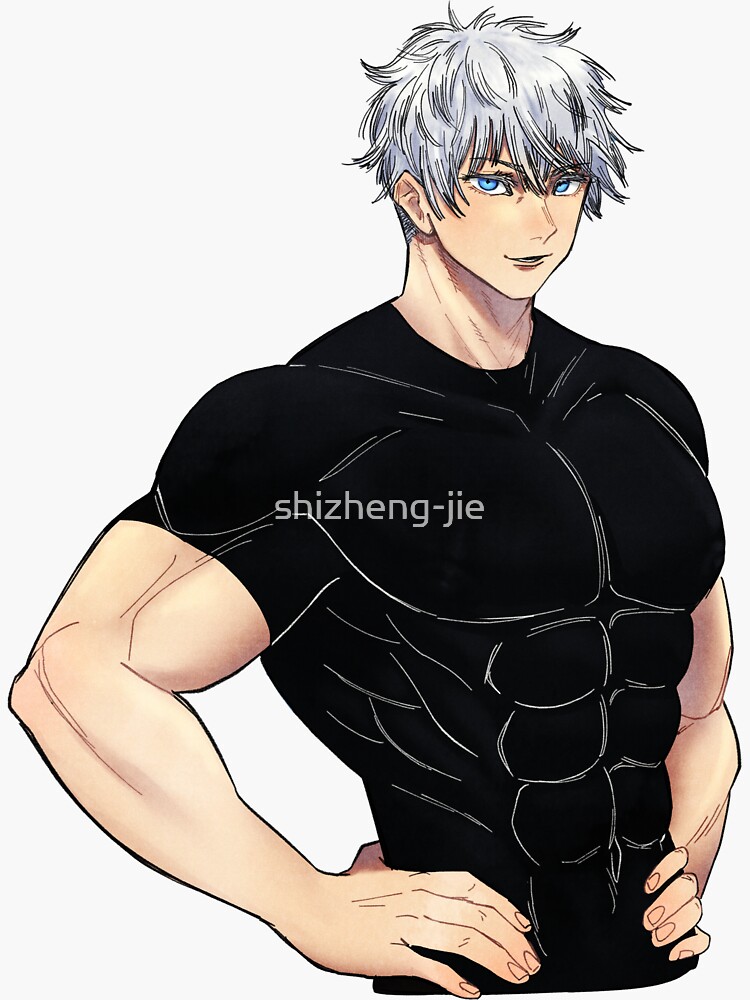 "gojo satoru" Sticker for Sale by shizheng-jie | Redbubble