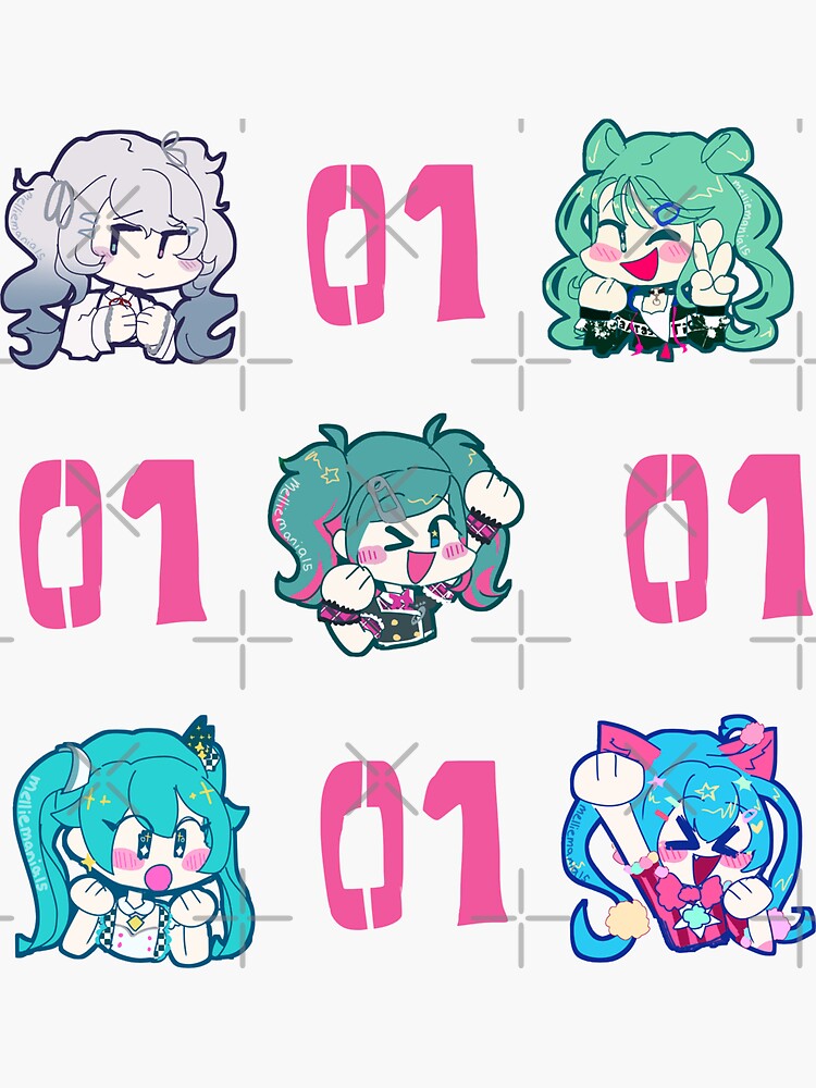 "Project Sekai Hatsune Miku Pack" Sticker for Sale by melliemania15 ...