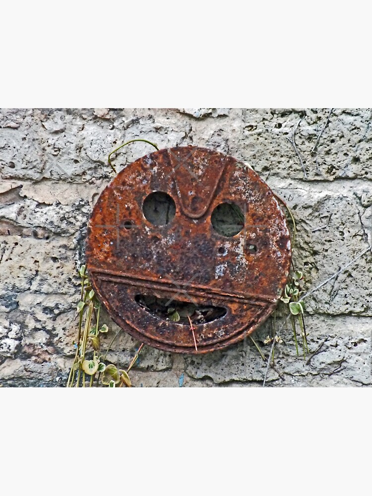 "Rusty Face" Sticker by Yampimon | Redbubble