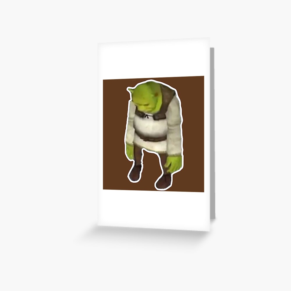 "Sad Shrek" Sticker for Sale by neelfs | Redbubble