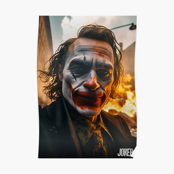 "Joker Selfie " Poster for Sale by SurrealSelfies | Redbubble