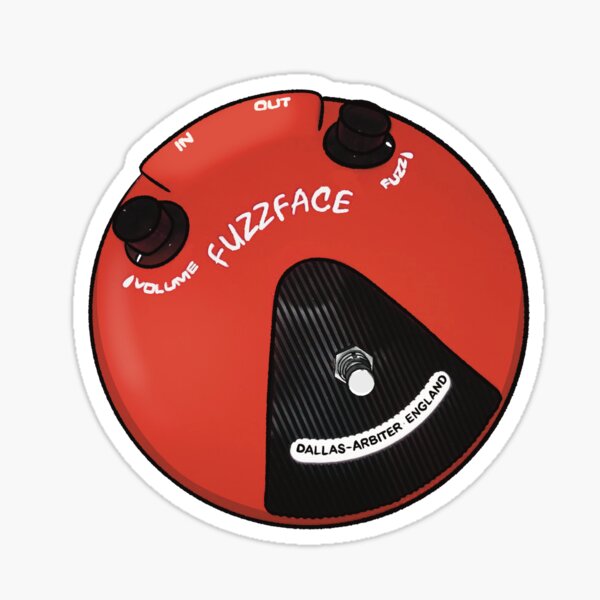 "fuzz" Sticker for Sale by SketchyPedals | Redbubble