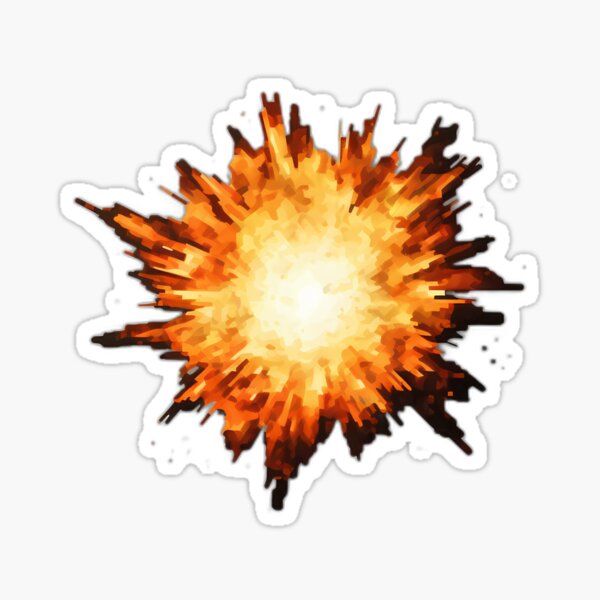 "Super nova explosion" Sticker for Sale by marezino | Redbubble