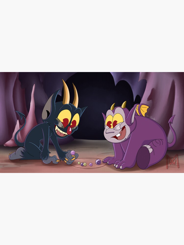 "Little Hell Trio Devil and Hench" Sticker for Sale by MoxToons | Redbubble