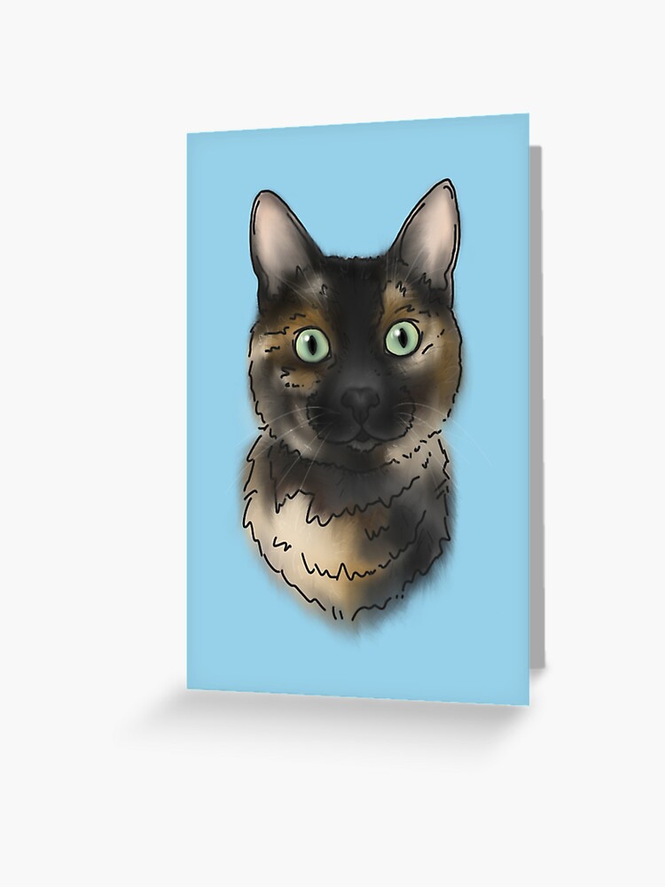 "Alan the Cat" Greeting Card for Sale by teganbreann | Redbubble