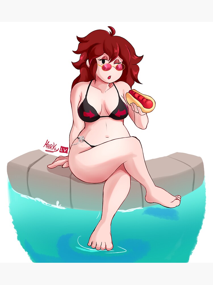 "Girlfriend Bikini Friday Night Funkin" Sticker by Markylv | Redbubble